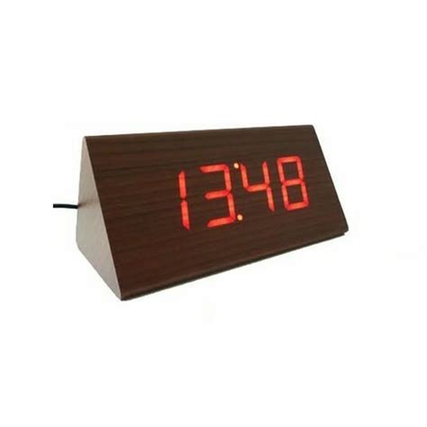 Analog Wooden Table Clock At ₹ 550piece In Mumbai Id 16798332297