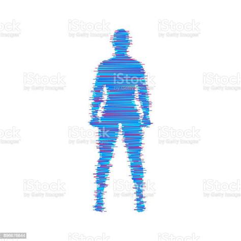 서 있는 남자 3d 인체 모델입니다 디자인 요소입니다 남자는 그의 발에 서 있다 벡터 일러스트입니다 인체에 대한 스톡 벡터 아트 및 기타 이미지 Istock