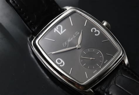 H Moser And Cie Henry Double Hairspring Platinum 324607 006 Watch