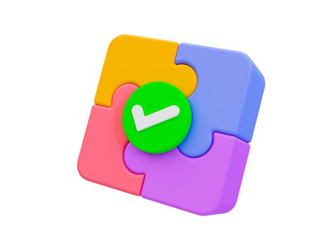 3d Minimal Jigsaw Solved Problem Solving Concept Teamwork Collaboration Concept Jigsaw Puzzle