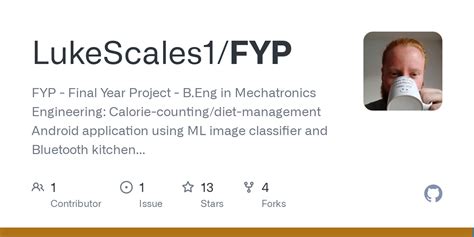 Github Lukescales1fyp Fyp Final Year Project Beng In Mechatronics Engineering Calorie