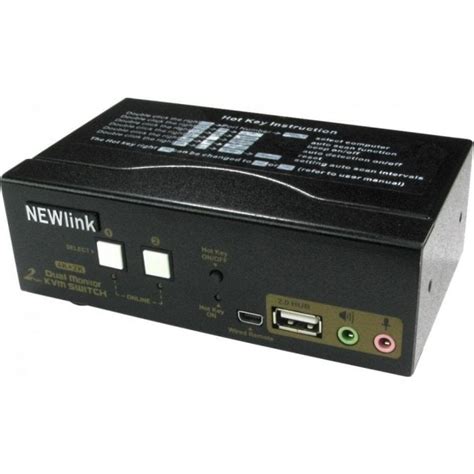 NEWlink Port Dual Screen HDMI KVM Switch K Hz Splitters Switches From Cables Direct Ltd UK