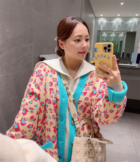 호피 배색 레오파드 니트 가디건 에이블리