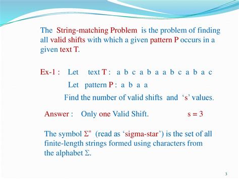 String Matching Algorithms Unit 5 Ppt Download