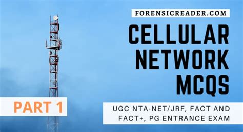 Cellular Network MCQs Part 1 Mobile Forensic MCQs Ex 1 4 1