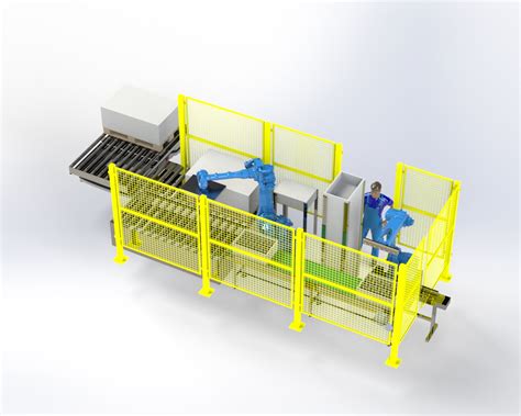 Multi Product Palletizing Robot Fm Vision