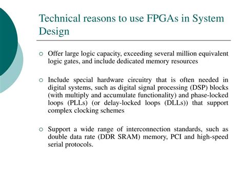 Ppt Fpgas And Embedded Systems Powerpoint Presentation Free Download Id615673