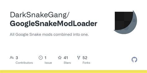 GitHub DarkSnakeGang GoogleSnakeModLoader All Google Snake Mods Combined Into One