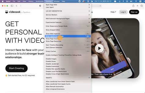 How To Open The Developer Console Videoask