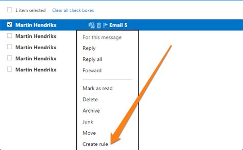 How To Use Rules To Manage Your Outlook Com Email