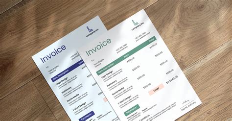 A Simple Modern And Practical Invoice Template