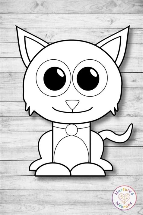 Make A Super Cute Kitty With This Build A Cat Craft Nurtured Neurons