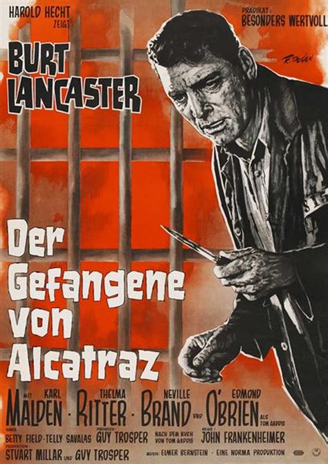 Birdman Of Alcatraz Movie Poster Print 11 X 17 Item Movgj2230