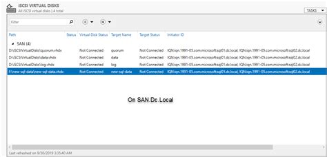sql server high availability add new disk to an existing failover