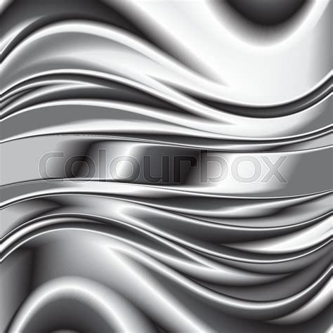 Abstract Background Metallic Silver Stock Vector Colourbox