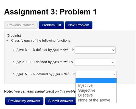 Solved Assignment 3 Problem 1 Previous Problem Problem List