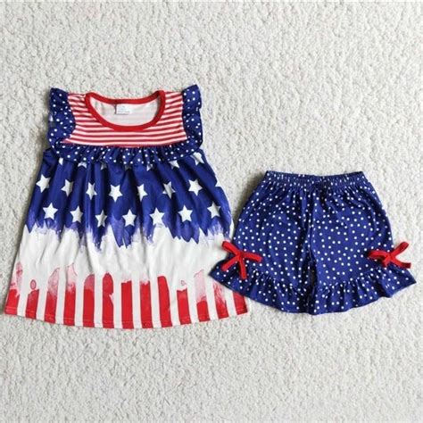 Girls 4th Of July Etsy