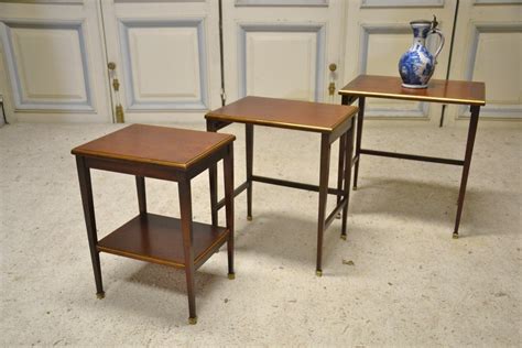 Suite Three Mahogany Nesting Tables
