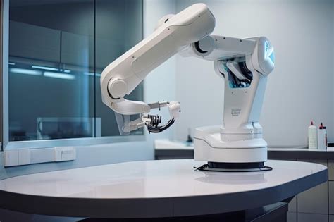 Premium Ai Image Robot Performs A Delicate Removing Damaged Or