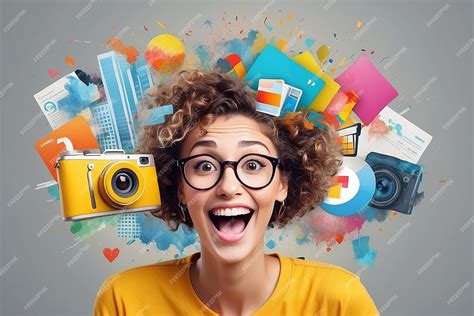 Isometric Social Media Addiction Influence Popularity Modern Lifestyle Premium Ai Generated Image