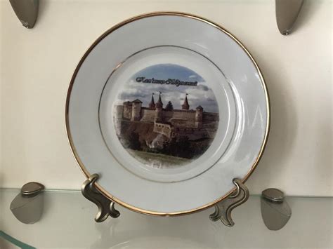 Декоративна фарфорова тарілка — ціна 300 грн у каталозі Декоративні елементи Купити товари для