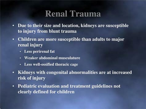 PPT Renal Trauma PowerPoint Presentation Free Download ID 6964106