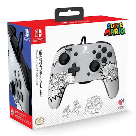 Pdp Rematch Wired Controller For Nintendo Switch Comic Attack For