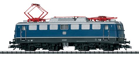 Trix Class E 10 1 Electric Standard Dc German Federal Railway Era Iii 1964 Blue Silver