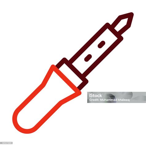 납땜 벡터 굵은 선 개인 및 상업적 사용을 위한 두 가지 색상 아이콘 납땜이 된에 대한 스톡 벡터 아트 및 기타 이미지 납땜이 된 두꺼운 디자인 Istock