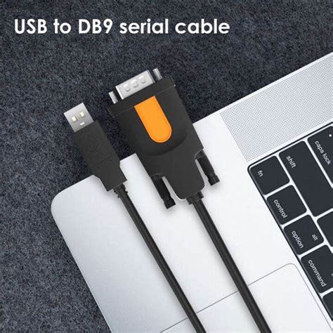 USB To RS Serial Port Cable USB To DB Pin COM Port Cable Support Attendance Machine Cash