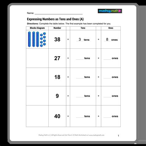 Free Place Value Worksheets—printable With Answers — Mashup Math