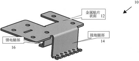 中心馈电锥形接地宽带平面倒f天线的制作方法