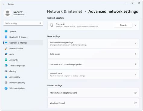 Windows 11 LAN TLS NACVIEW Documentation Windows 11 LAN TLS NACVIEW Documentation