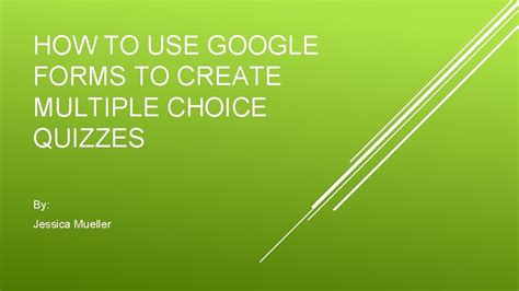 How To Use Google Forms To Create Multiple