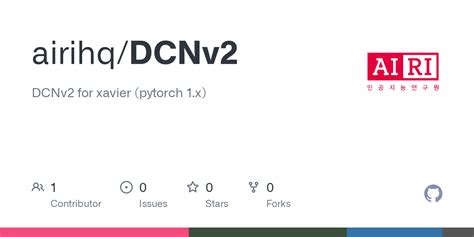 GitHub Airihq DCNv2 DCNv2 For Xavier Pytorch 1 X