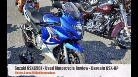 Suzuki Gsx650f Review Specs History Sound Bargain Gsx R Youtube