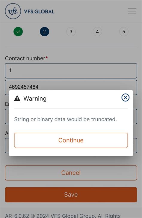 Vfs Global Austria Visa Appointment Unable To Save ‘your Details R Schengenvisa
