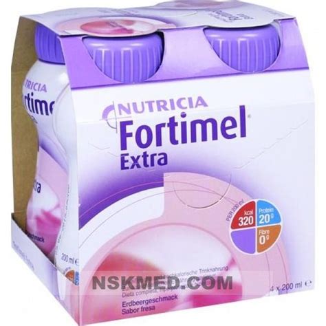Фортимел-Экстра заменитель питания клубничный ароматизатор (FORTIMEL ...