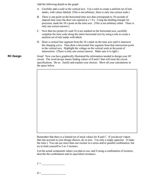 Solved RC Circuit Circuit 2 The Output Of The Second Chegg Com
