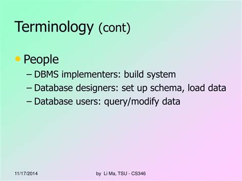 Ppt Database Management Systems Lecture Introduction To Database