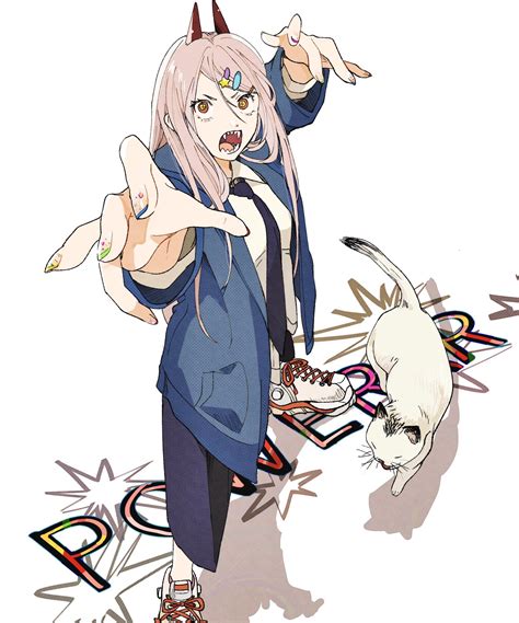 Power And Meowy Chainsaw Man Drawn By Sensui N Danbooru