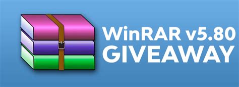 Winrar V580 Giveaway On Wincert