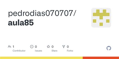 Github Pedrodias Aula