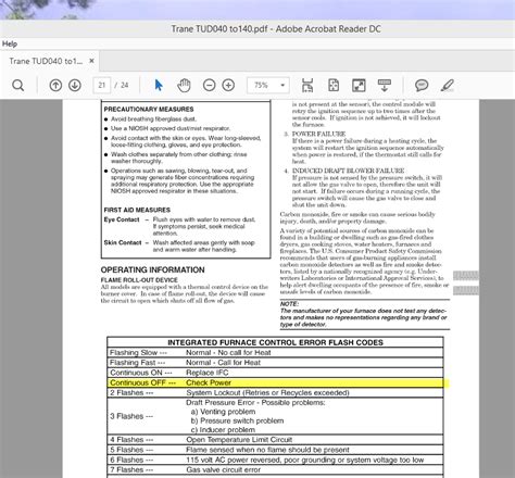 Trane Xr80 No Red Light At All As If It Has No Power We Think It Was Working A Few Days Ago Weve