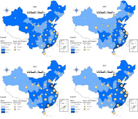 Spatial Distribution Of Chinas Smart Transportation And Gde For