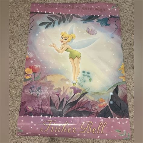Wall Decor Disney Tinkerbell Poster Poshmark