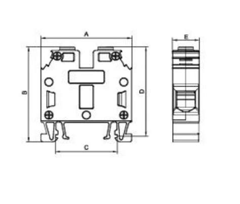 Terminal Block 16 Mm² Screw Connection Azenergy