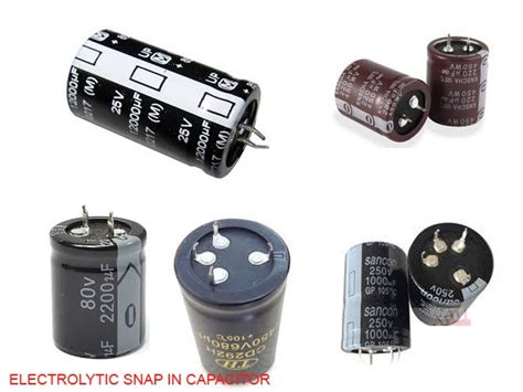 Electrolytic Snap In Capacitor Led Nest