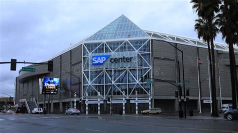 Timelapse Of The Sap Center In San Jose California 4k Stock Video