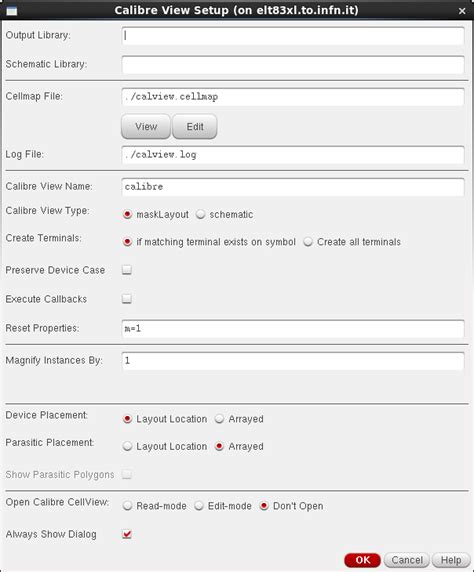 physical verification using calibre [infn torino wiki]